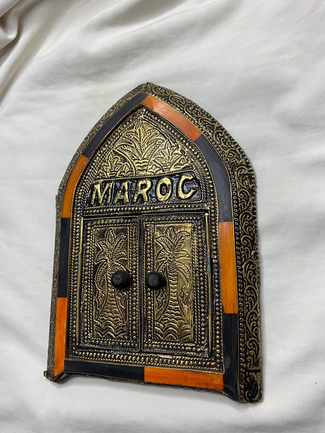 Handcrafted Moroccan Wall Mirror Elegant Wood & Bone Art Frame, Home ...