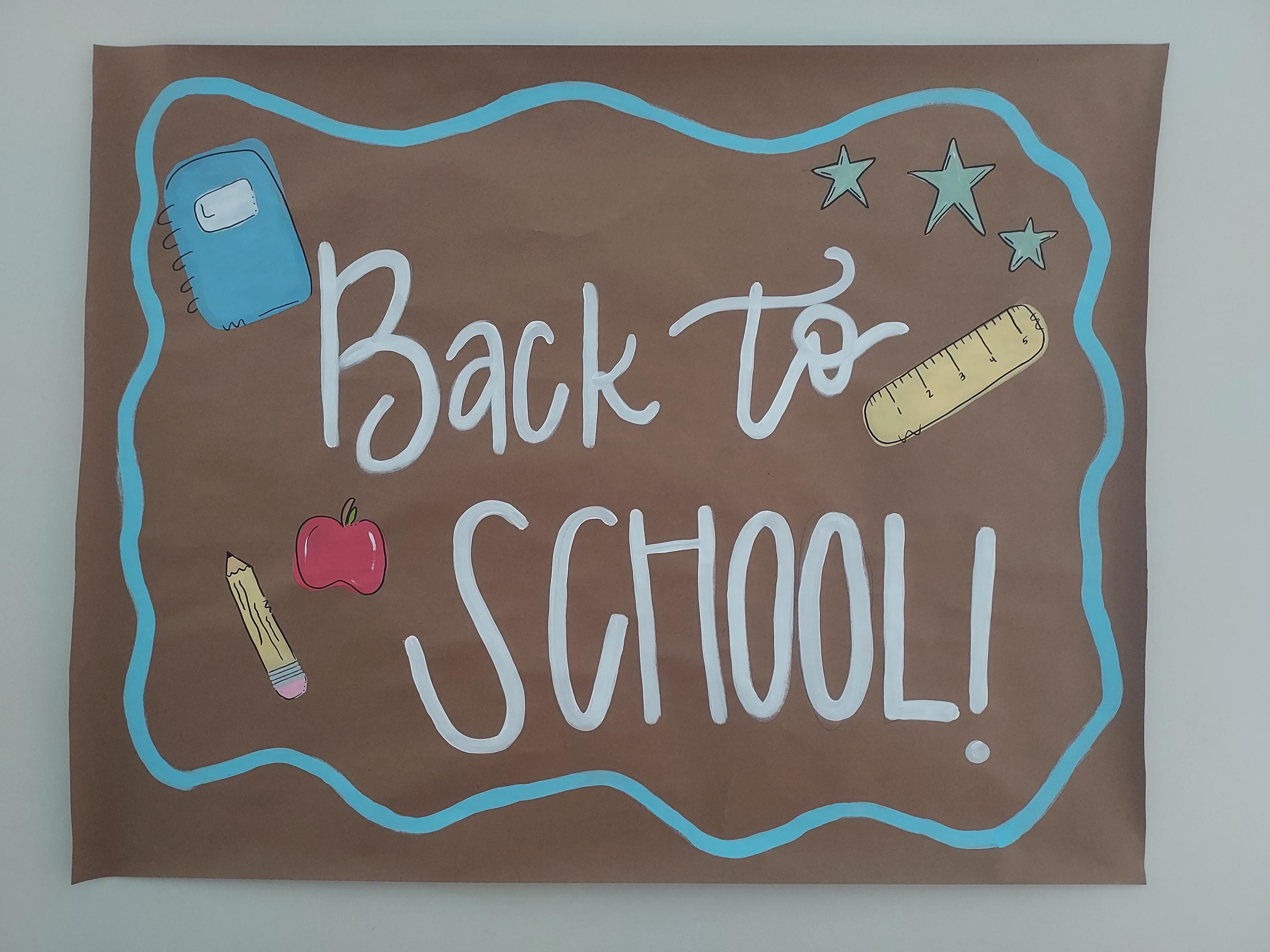 Back to School Banner - Etsy