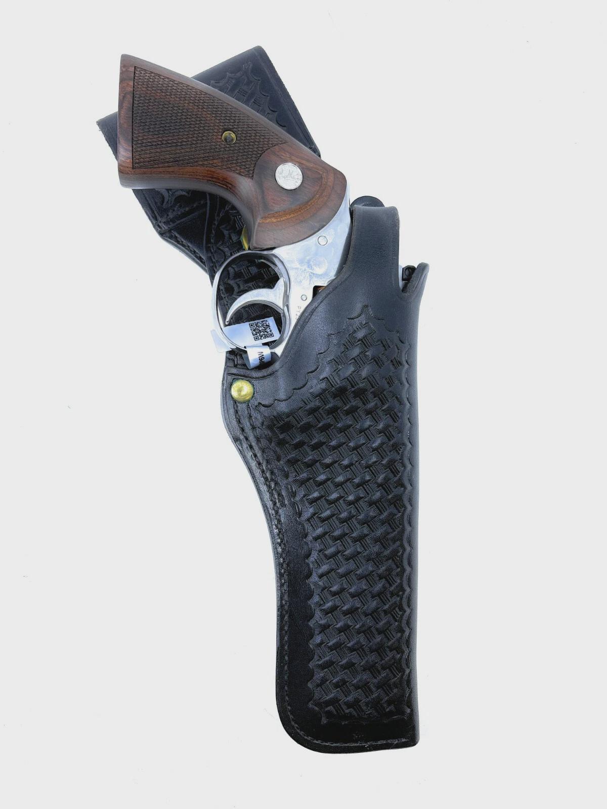 Tex Shoemaker Basketweave 47A Holster for Colt Python 6" – Walking Dead ...