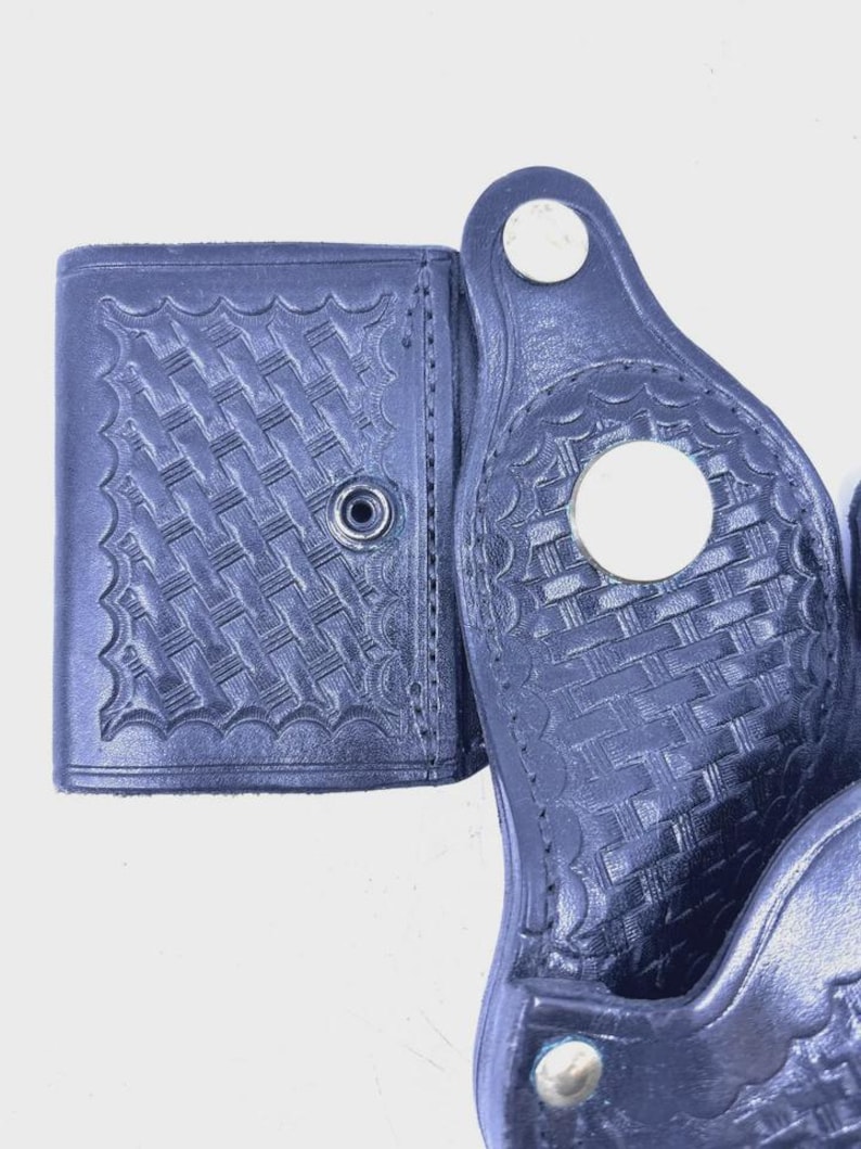Tex Shoemaker Basketweave 47A Holster for Colt Python 6" – Walking Dead ...
