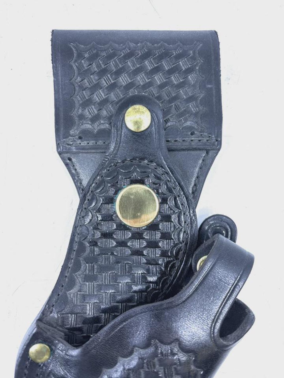 Tex Shoemaker Basketweave 47A Holster for Colt Python 6" – Walking Dead ...