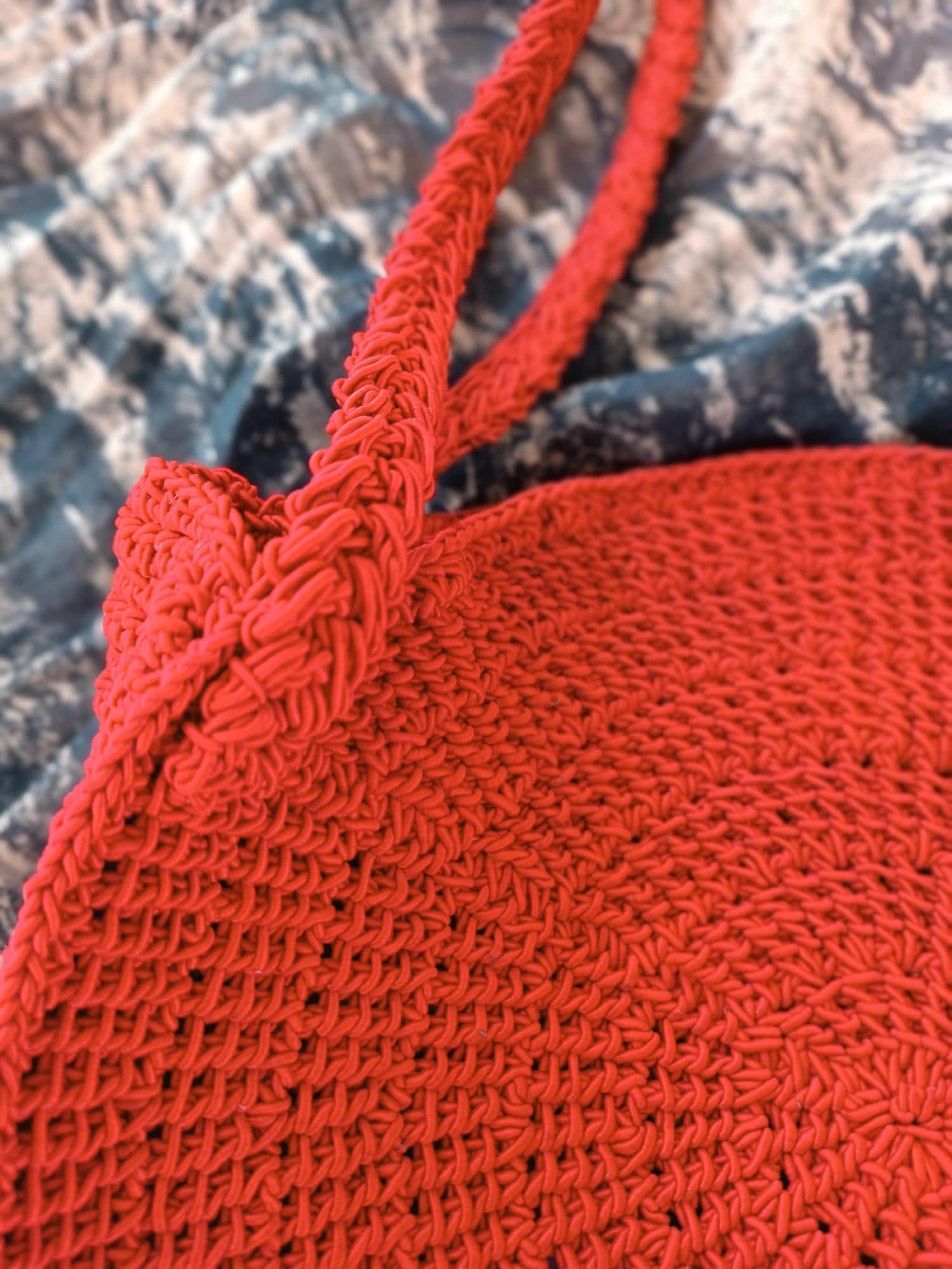 Red Bag, Custom Bag, Handmade Knitted Bag, Crochet Bag, Knitted Bag ...