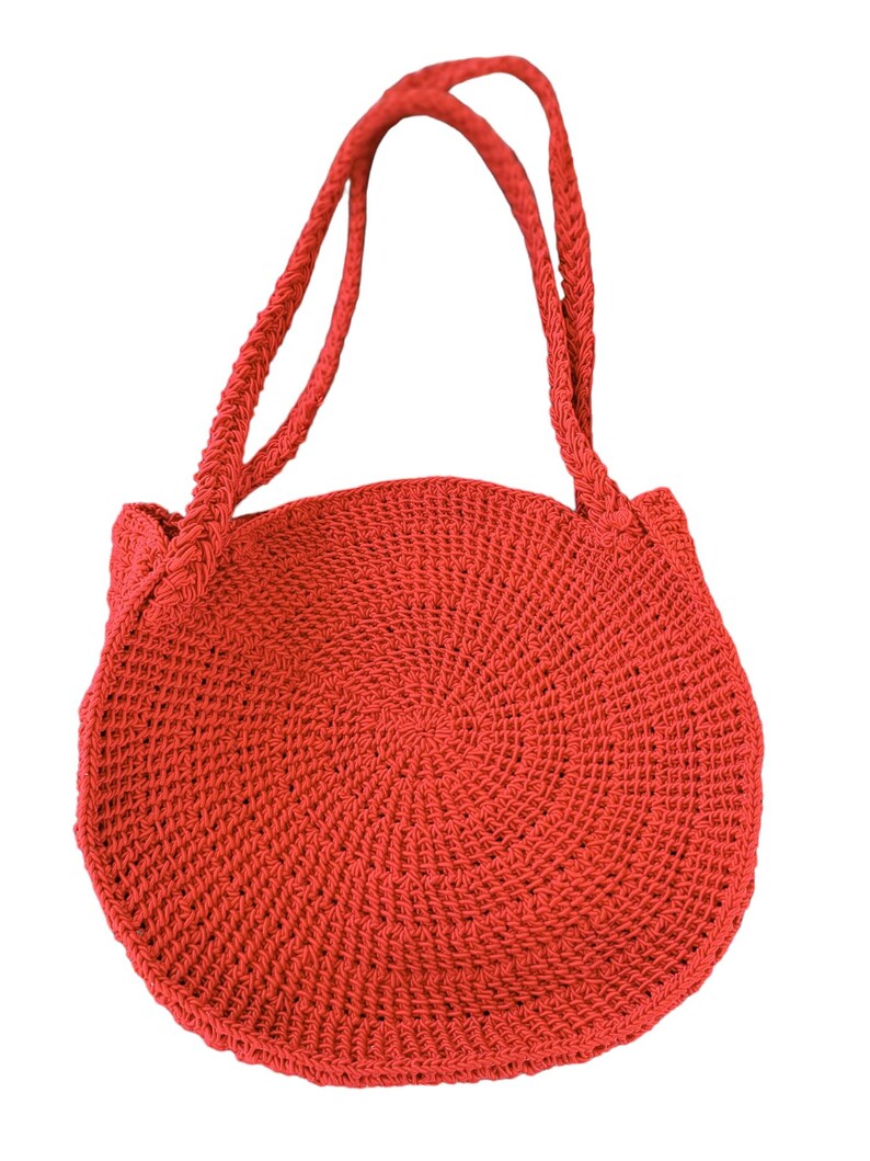 Red Bag, Custom Bag, Handmade Knitted Bag, Crochet Bag, Knitted Bag ...