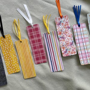SUMMER Bookmarks, Summer and Spring Prints, Ribboned - Etsy