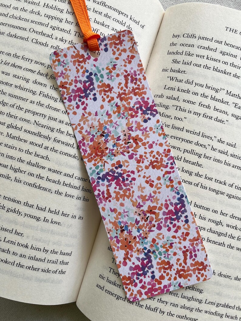 SUMMER Bookmarks, Summer and Spring Prints, Ribboned - Etsy