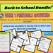 Back to School, Lesson Plan Bundle, Reading, Educational, Fun ...