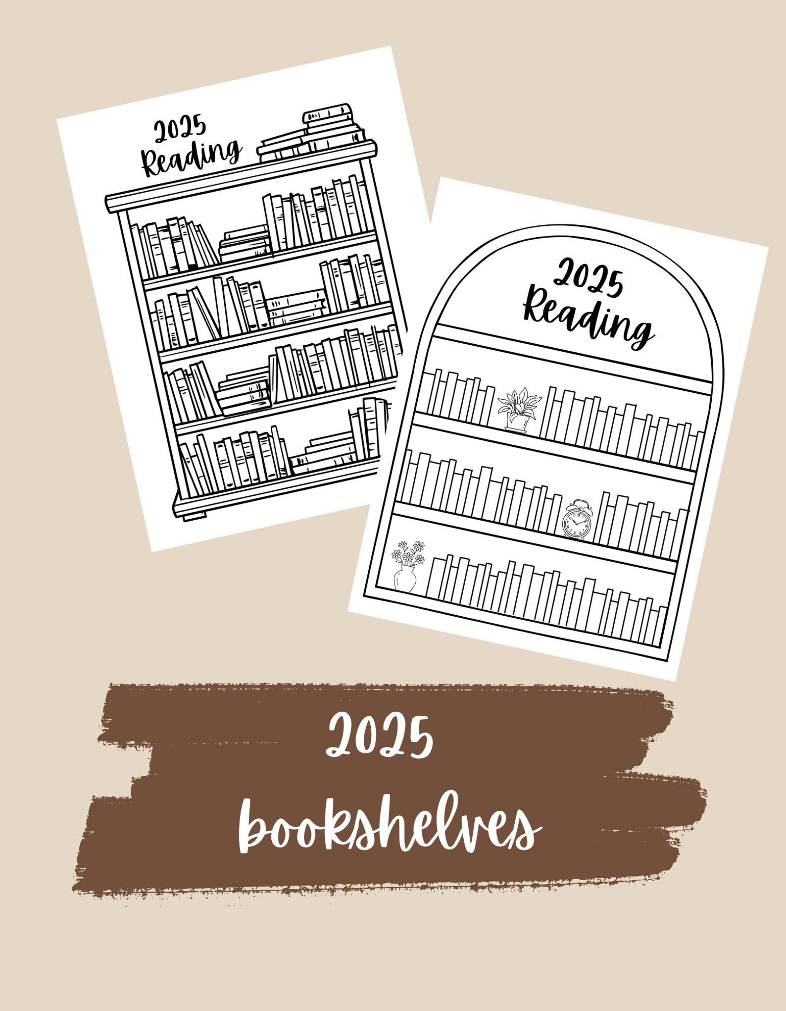 Reading Journal Pages Bundle - Etsy