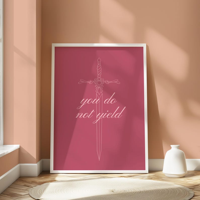 You Do Not Yield Poster - Etsy