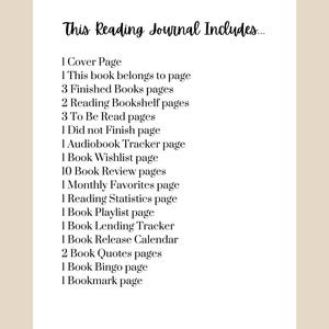 Reading Journal Pages Bundle - Etsy UK