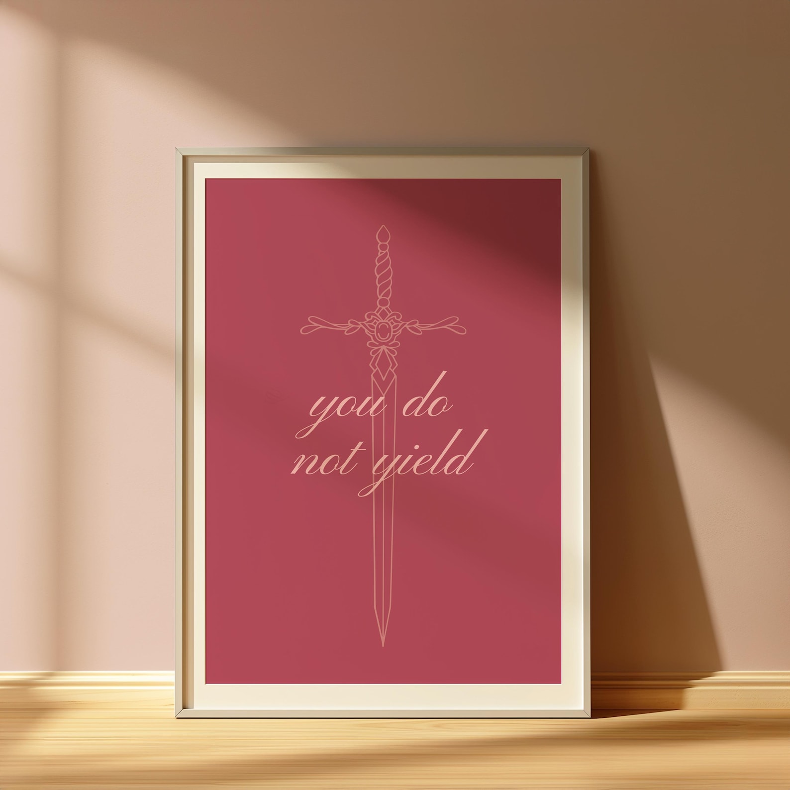 You Do Not Yield Poster - Etsy