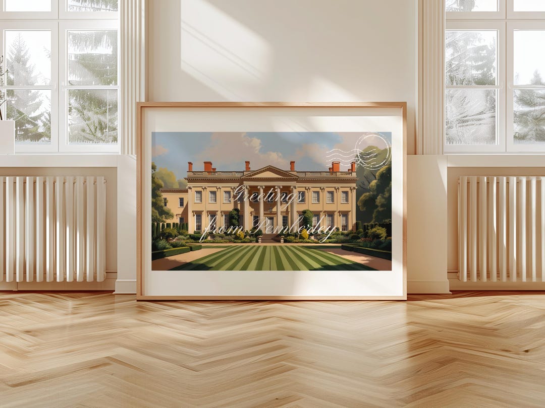 Greetings From Pemberley Poster - Etsy