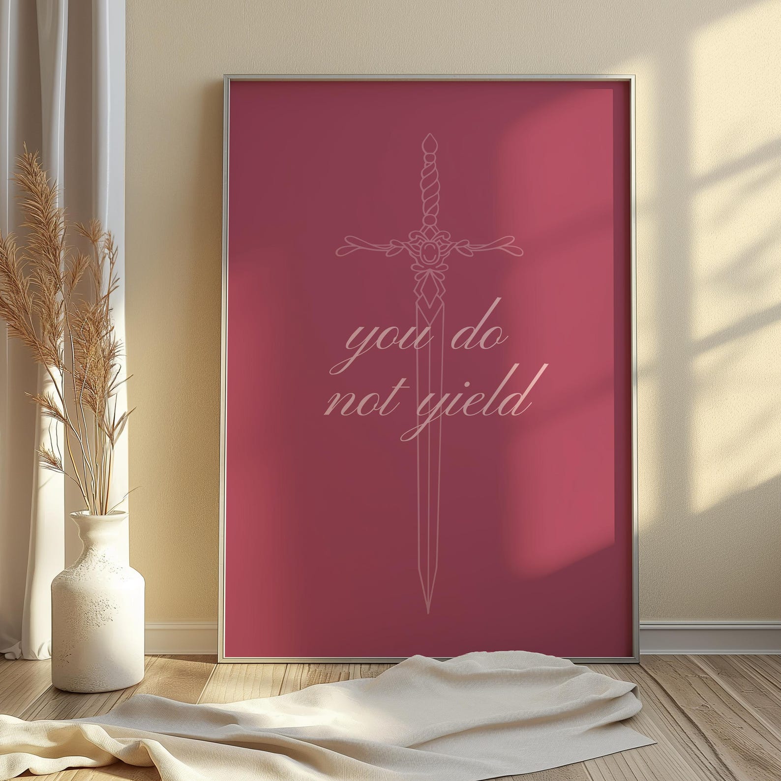 You Do Not Yield Poster - Etsy