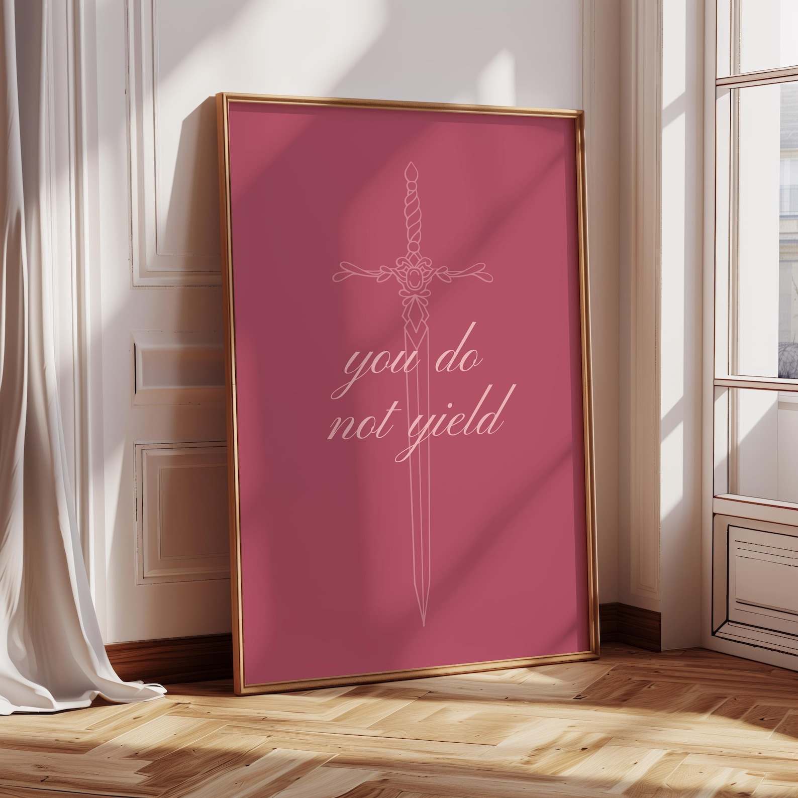 You Do Not Yield Poster - Etsy