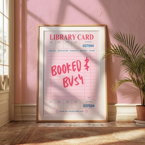 Vintage-inspired Library Card Poster for the Avid Reader - Etsy