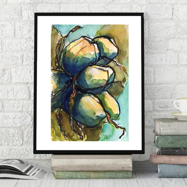 Seagrape No. 22 . Giclee Art Print - Etsy