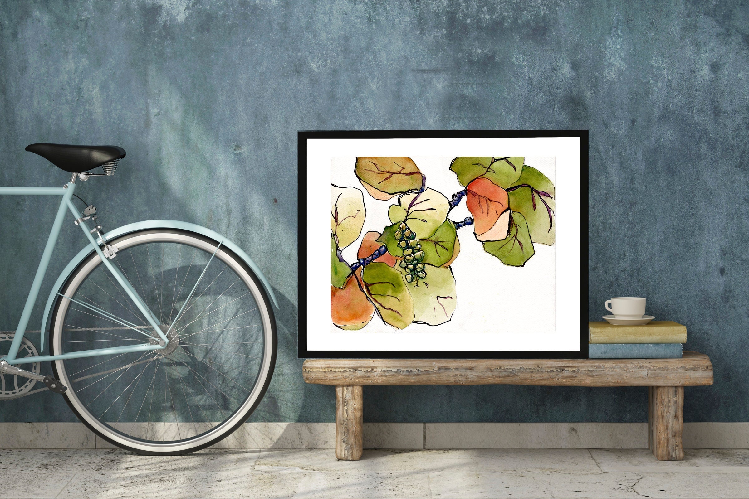 Seagrape No. 22 . Giclee Art Print - Etsy