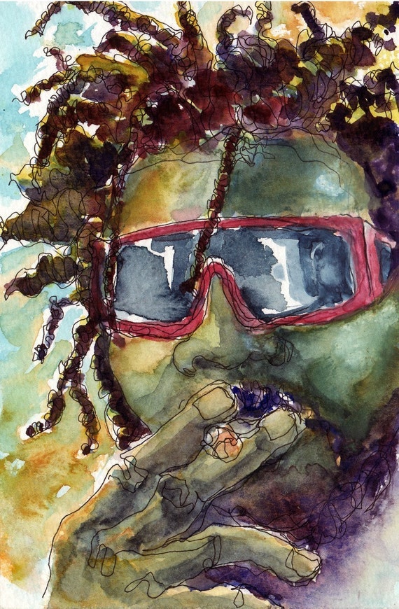 Trippy Rasta Drawings