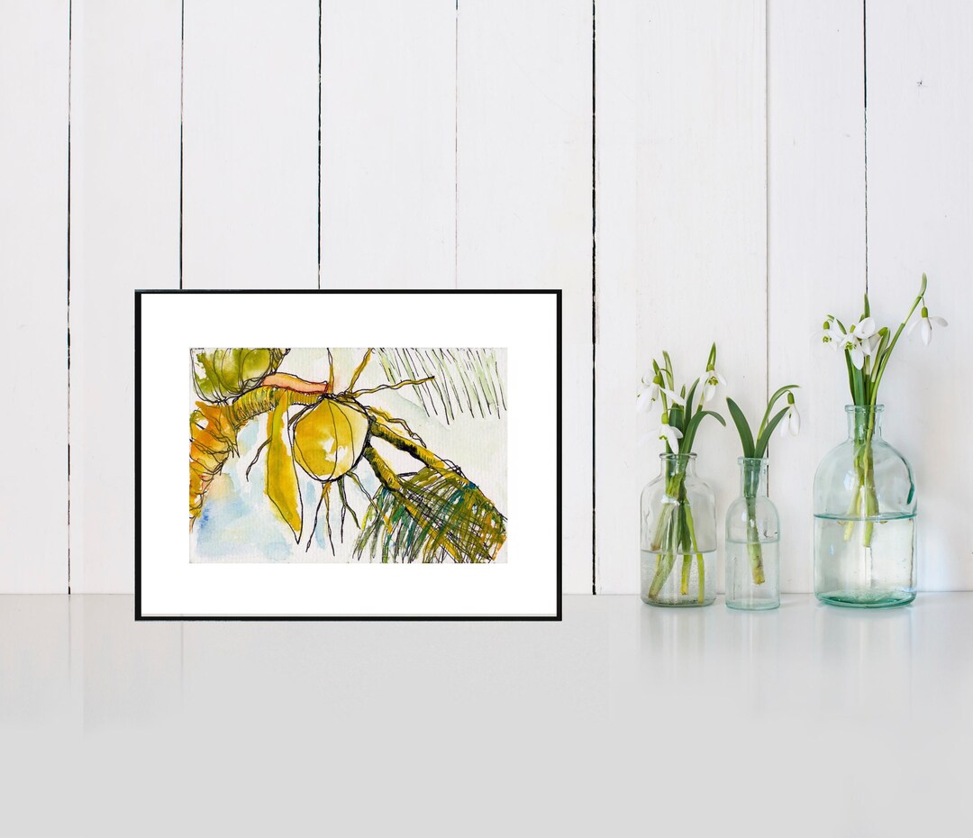 Coconuts No. 2 . Giclee Art Print - Etsy