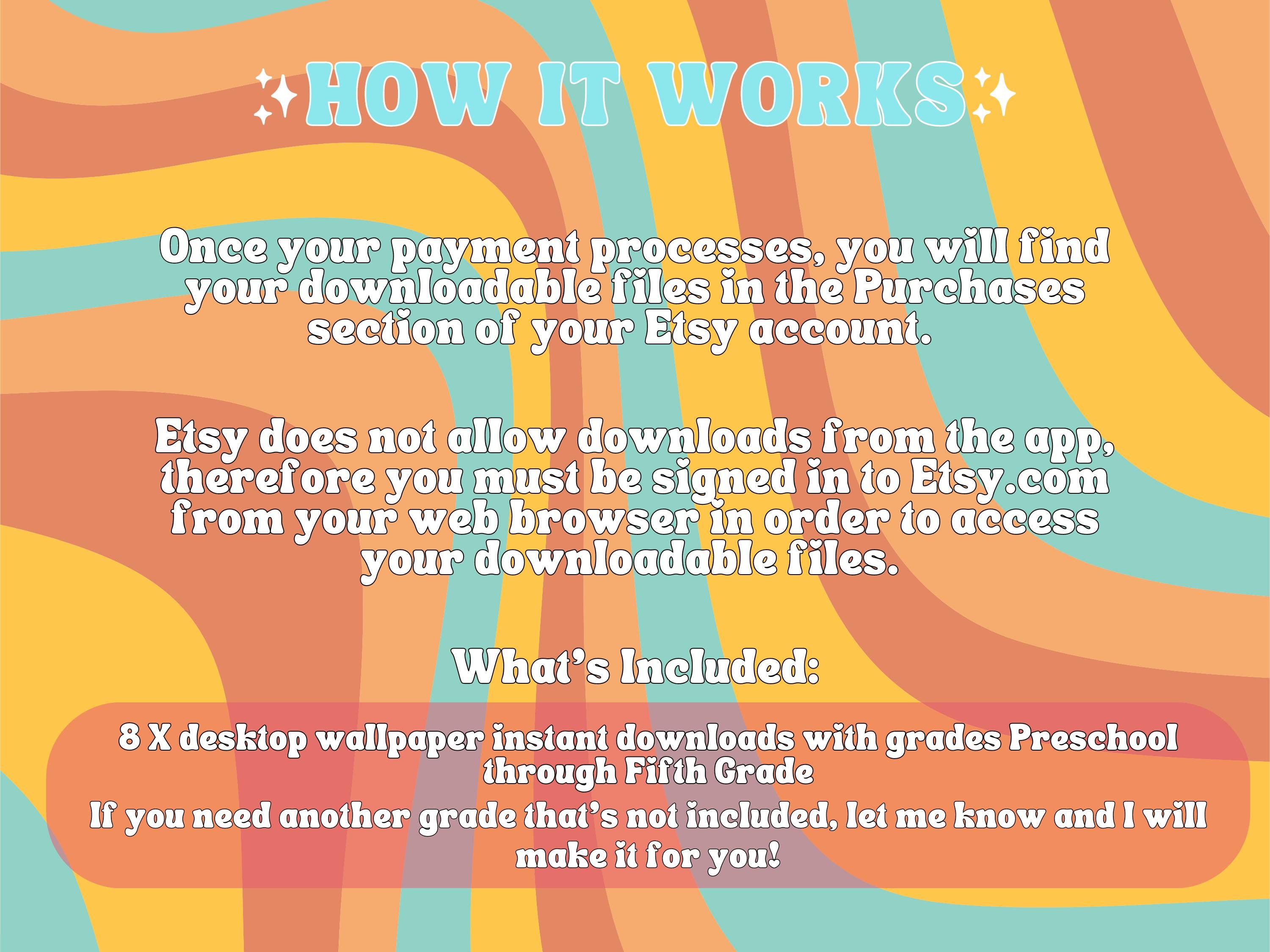 Groovy Desktop Wallpaper for Teachers, Colorful Rainbow Smiley Face ...