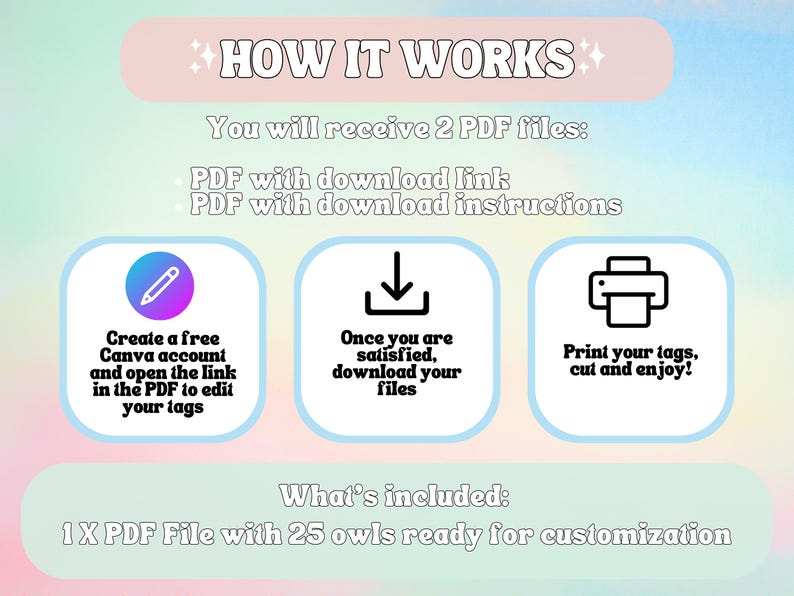 Pastel Owl Cubby Name Tags, Personalized Desk Name Plates, School Name ...