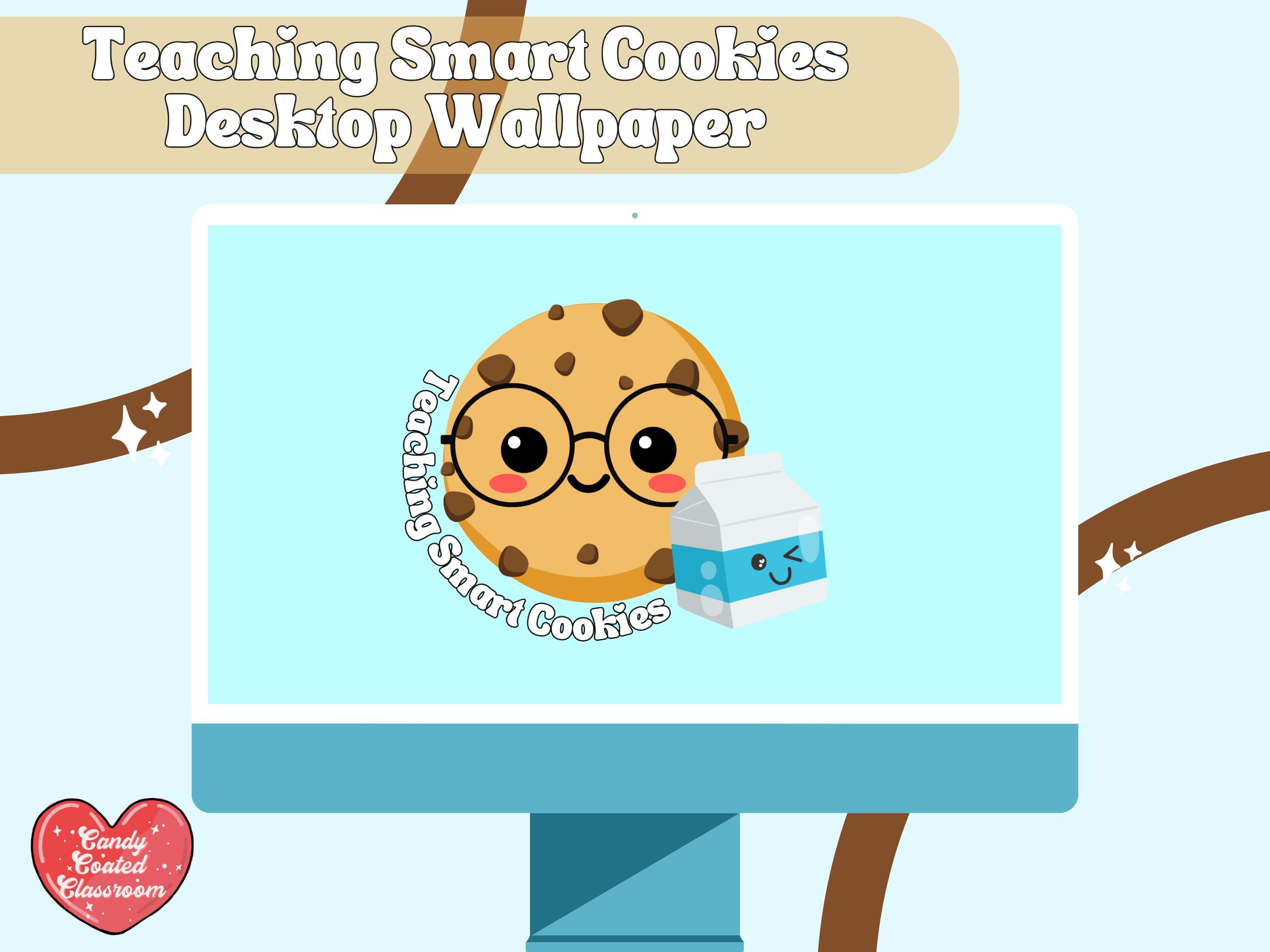 Cute Teacher Desktop Wallpaper, Back to School Theme Blue Digital ...