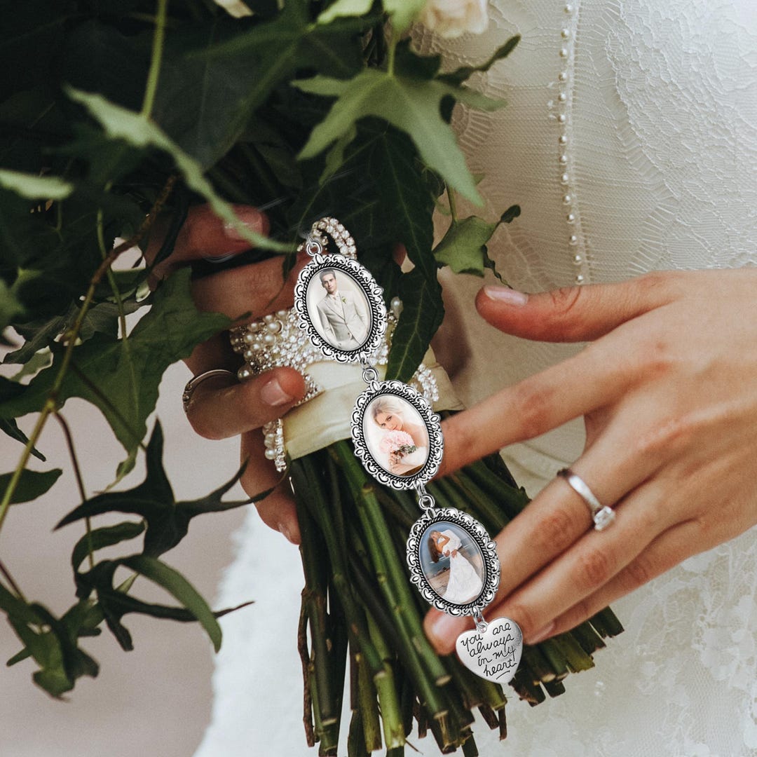 Personalized Wedding Bridal Charms for Bouquets.custom Bridal Charm ...