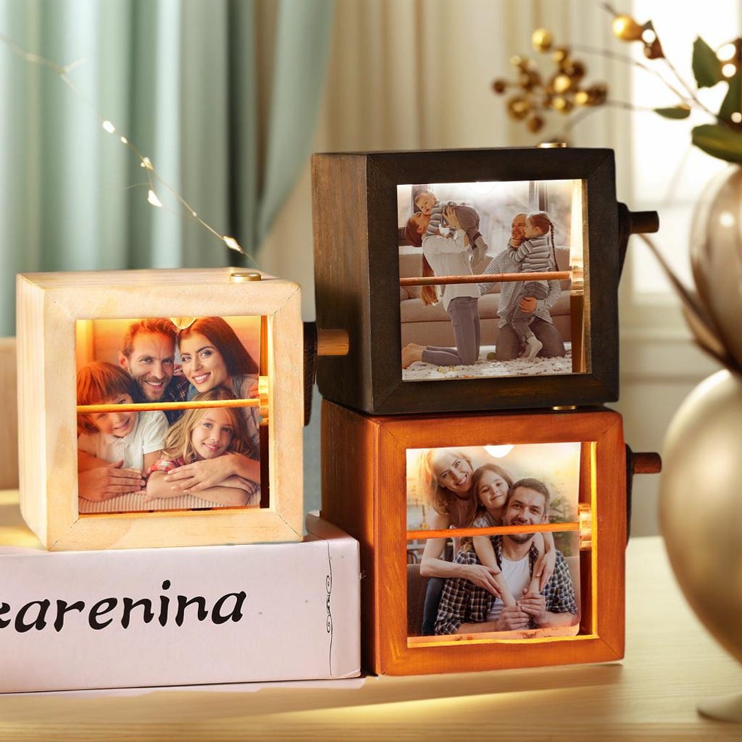 Custom Couple Multiple Photos Flip Book Photo Frame Animation Machine ...