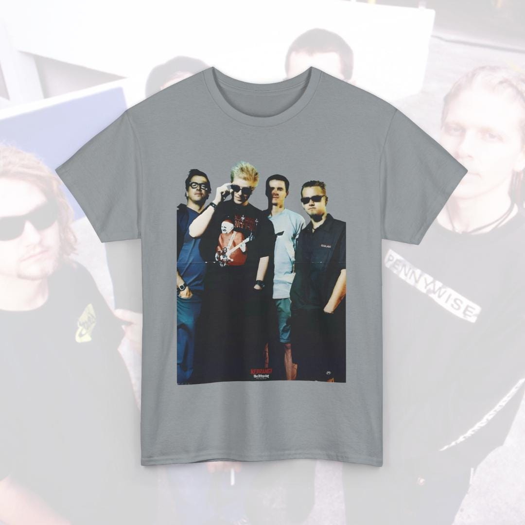 Offspring Band T-shirt, 90s Punk Rock Tee, Vintage Alternative Rock ...