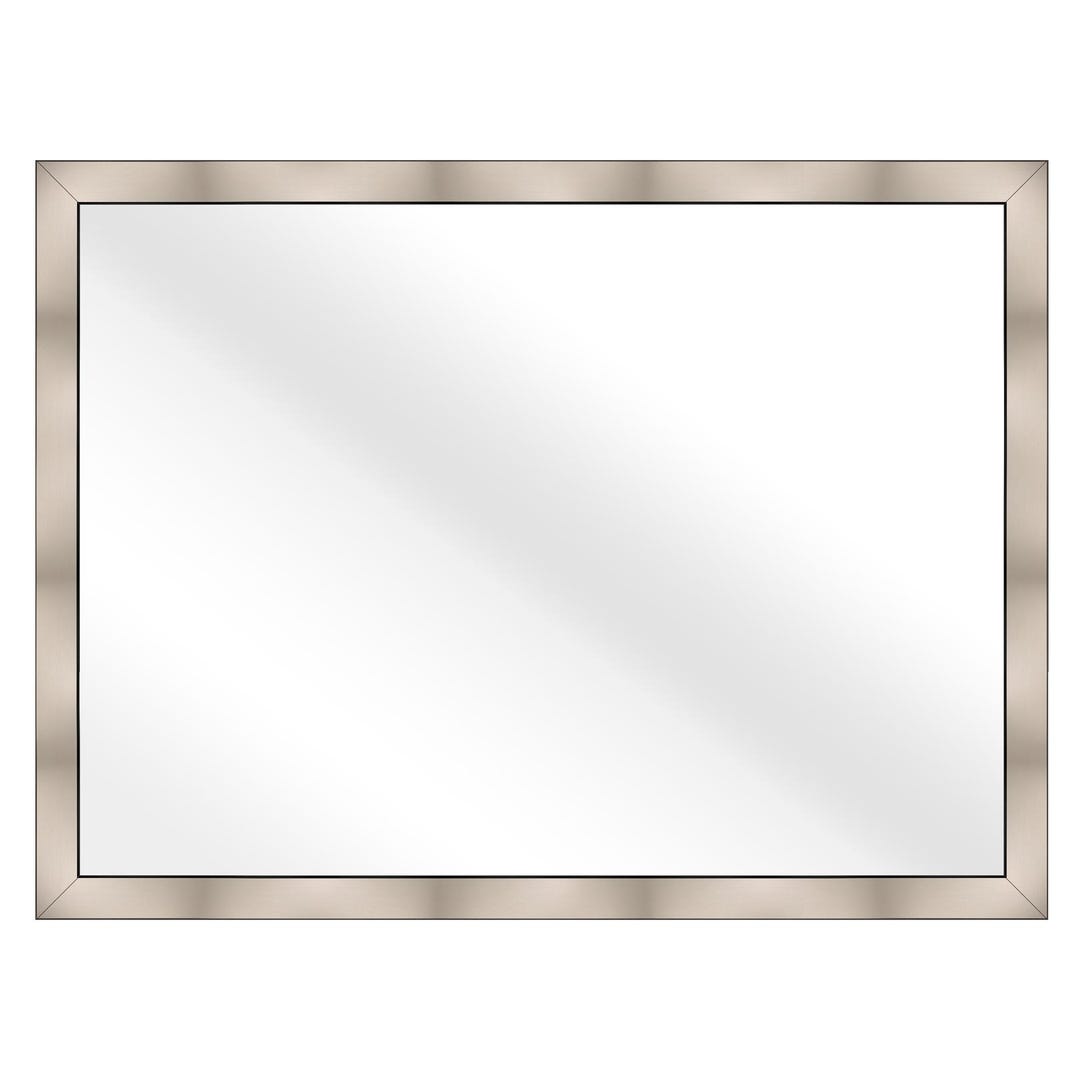Mirror and Frame, Influx Style, Pewter Finish, Portrait, Square ...