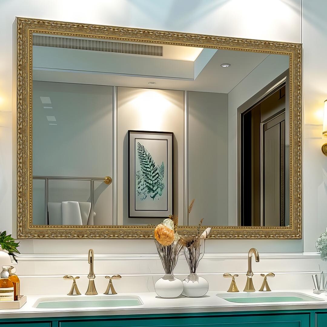 Handmade Ornate Gold Frame Wall Mirror – Rectangular, USA Made - Etsy