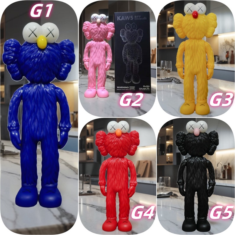 Replica KAWS Figure Statue Inspired KAWS Design Bearbrick Replica Style ...