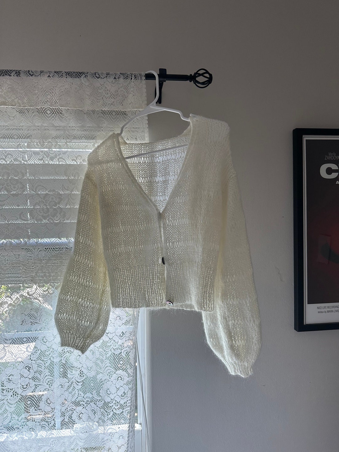Handmade Frisson Knits Inspired Cardigan / Mohair Cardigan / XS-S - Etsy