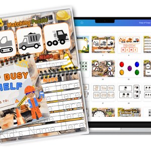 Builder's Busy Book Printable - Etsy