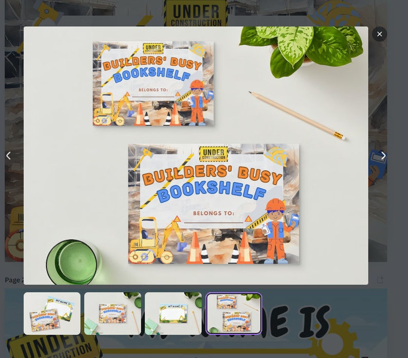 Builder's Busy Book Printable - Etsy