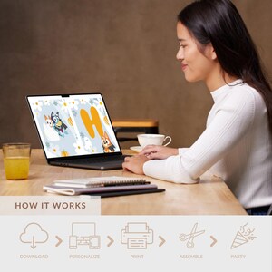 Editable Halloween Booey Birthday Banner Printable Canva Template ...