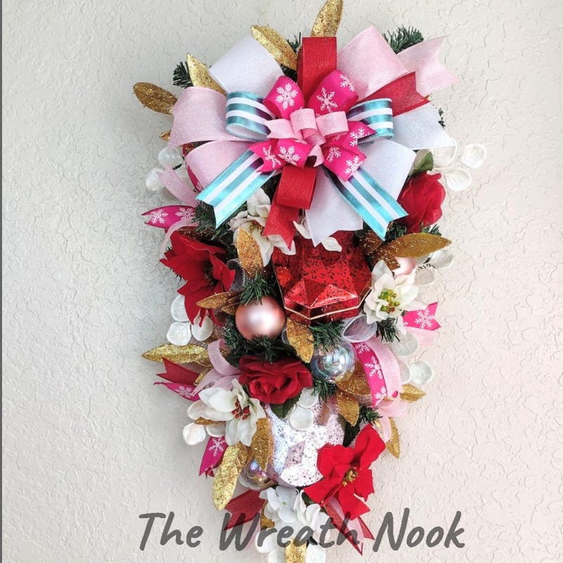Hot Pink Wreath - Etsy