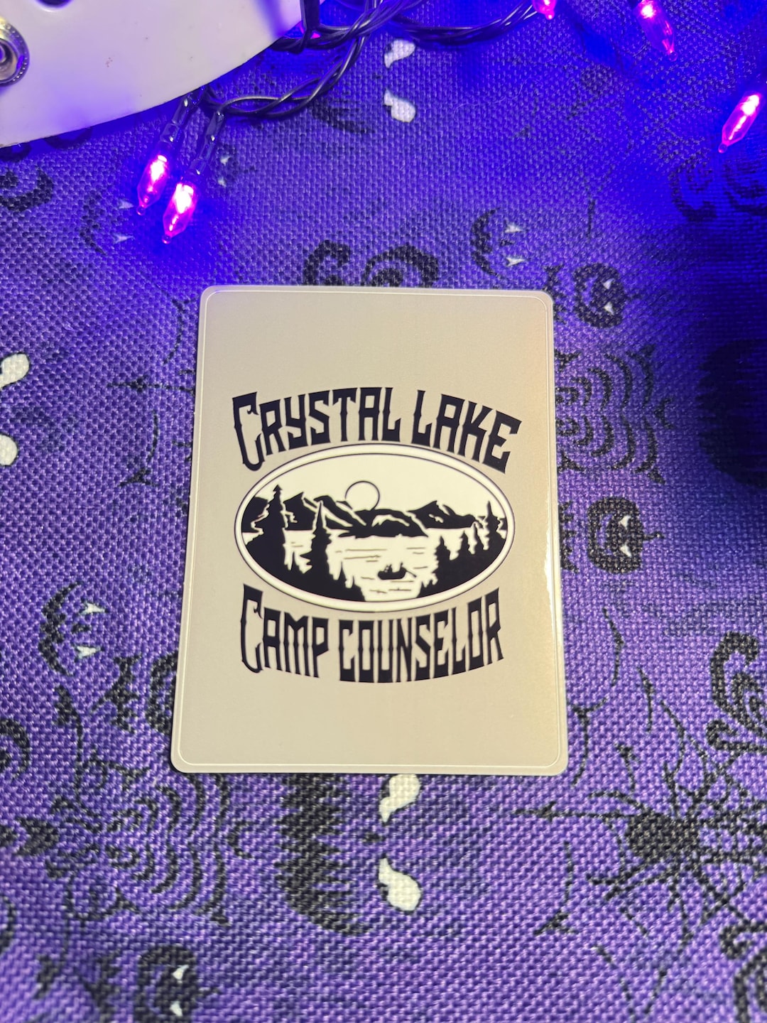Camp Crystal Lake - Camp Counselor - Friday 13th Sticker - Etsy