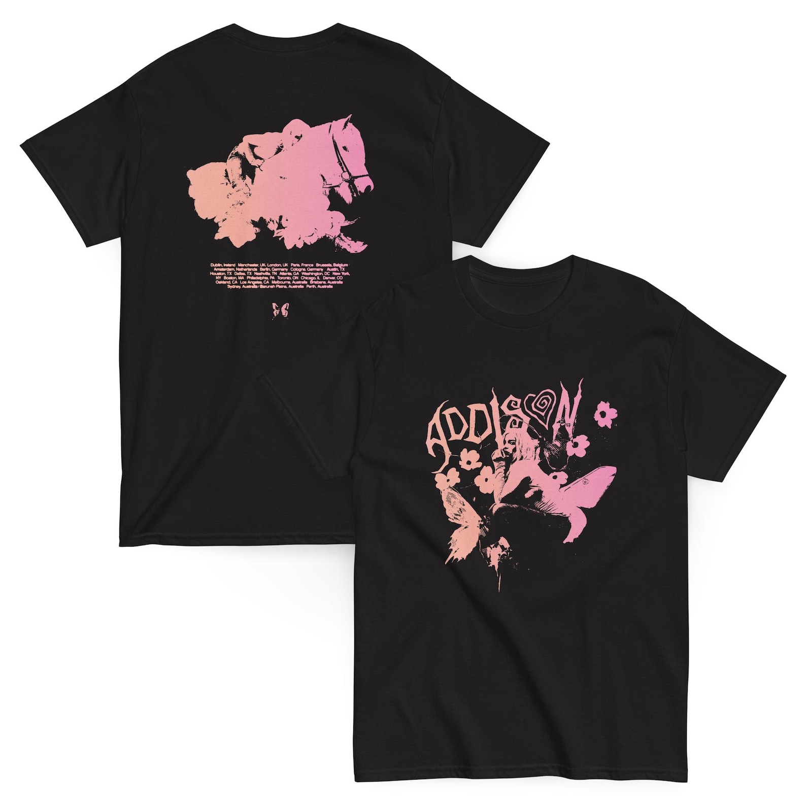 ADDISON RAE 2025-2026 Tour Shirt Headphones On - Etsy