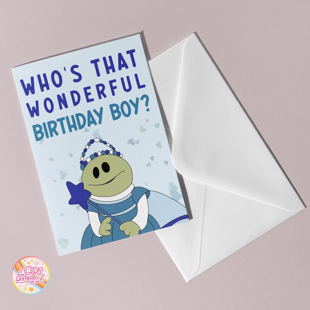 Nanalan Mona Tiktok Meme Birthday Card Funny Card for Him Who's That ...