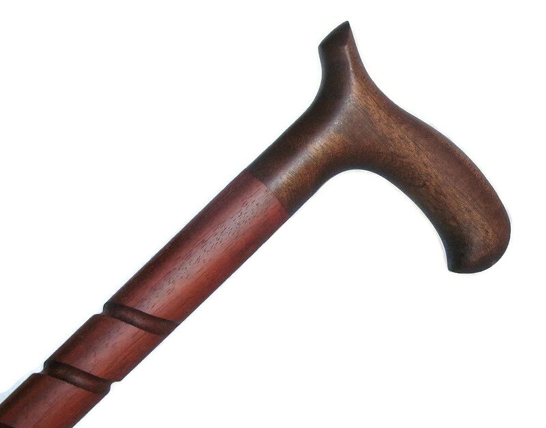 Walking Cane of Padauk and Sapele/spiraled Design/manly Cane/very ...
