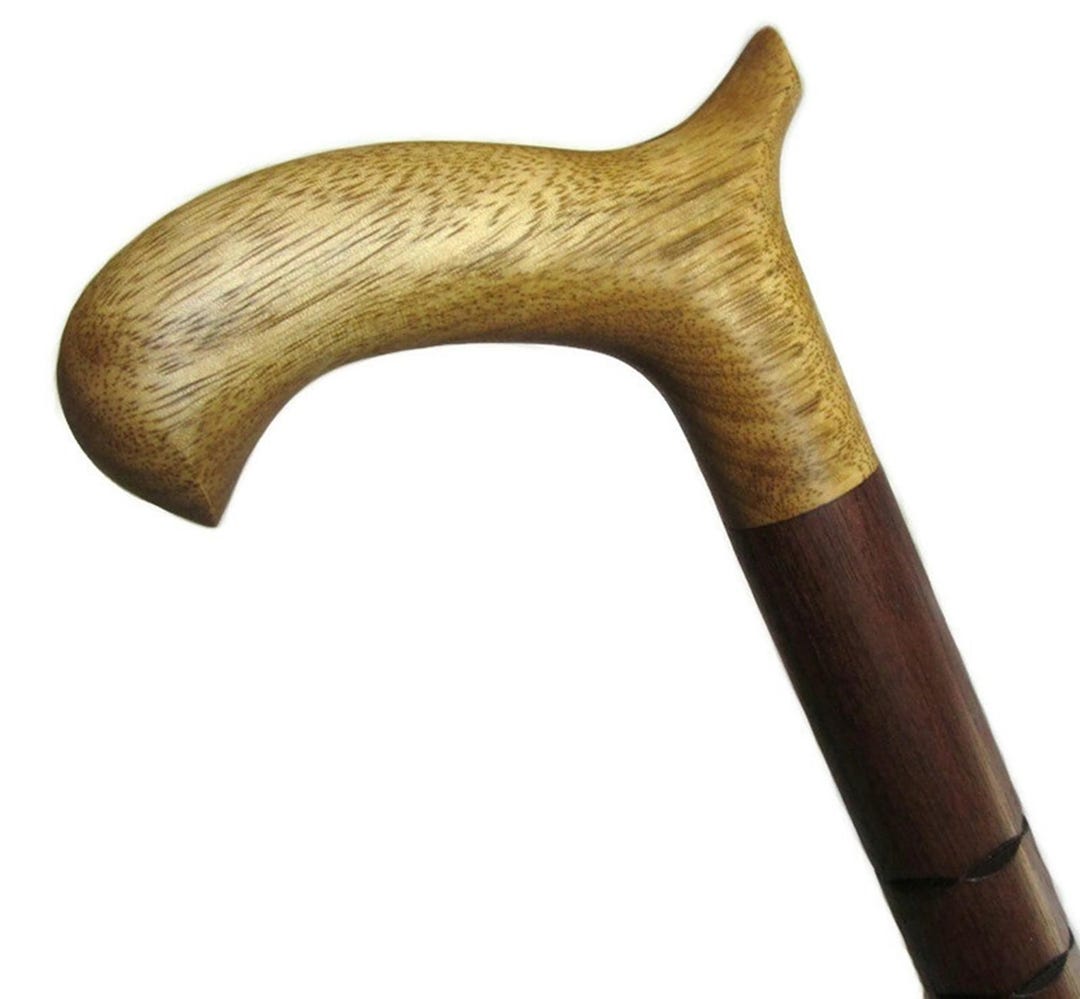 Walnut and Limba Cane/walking Cane/very Masculine/manly Cane/painful ...