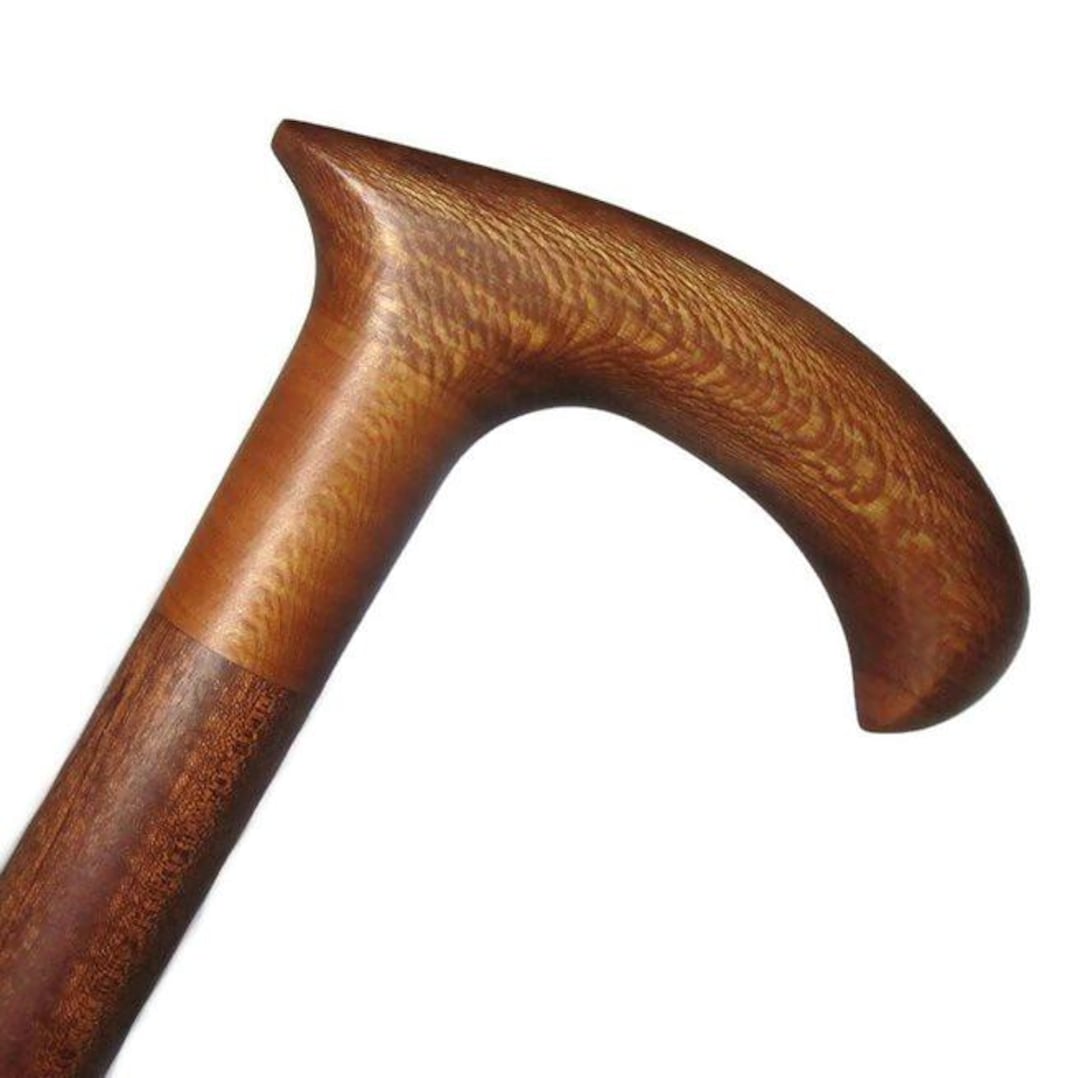 Walking Cane Exotic Sapele and Quarter Sawn Sycamore Wood - Etsy