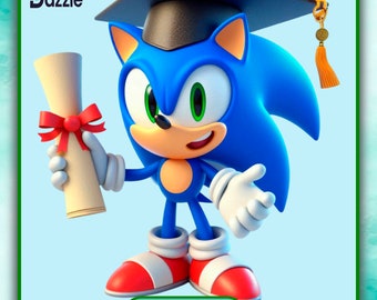 Sonic Graduation PNG Image, Clipart Images, Graphics and Artwork, PNG ...