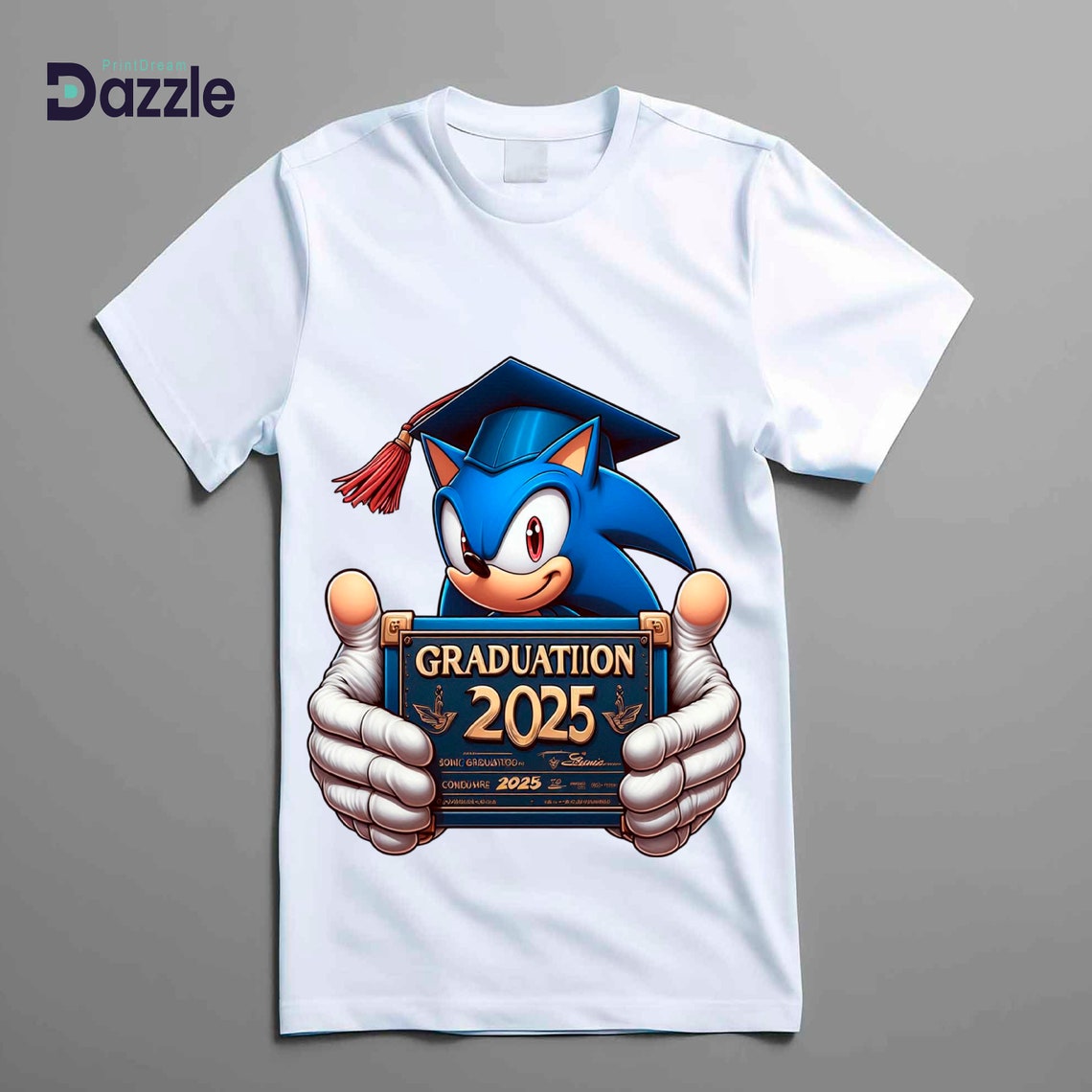 Sonic Graduation 2025 Watercolor Splash, Clipart Images, Graphics and ...