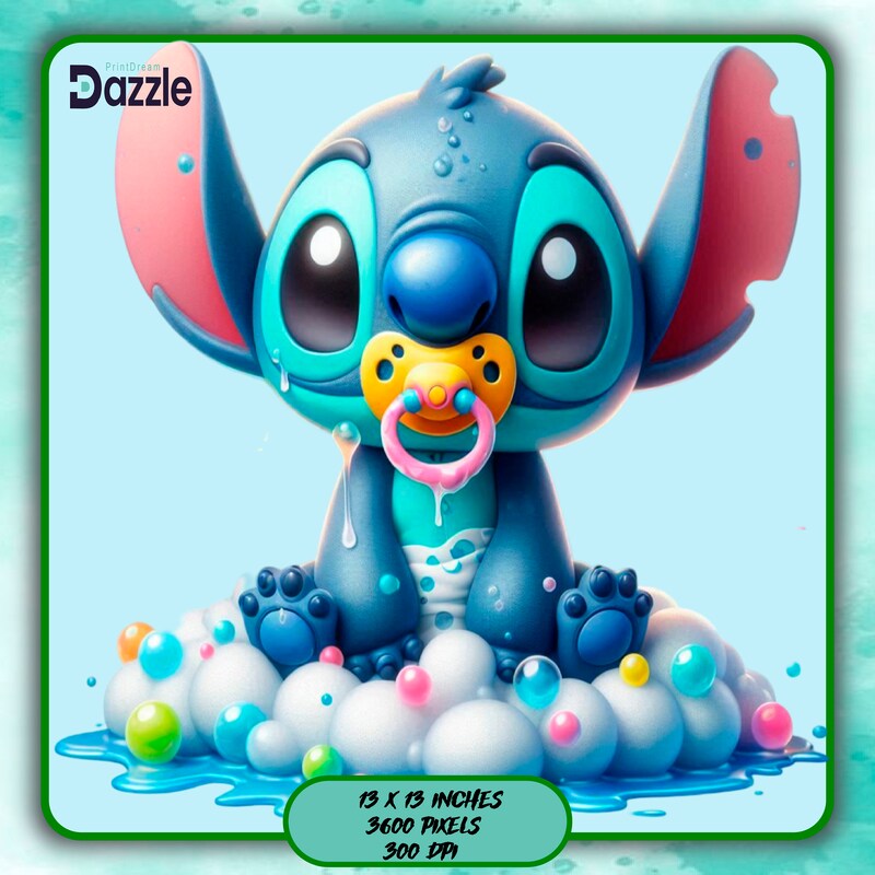 Baby Stitch Png - Etsy
