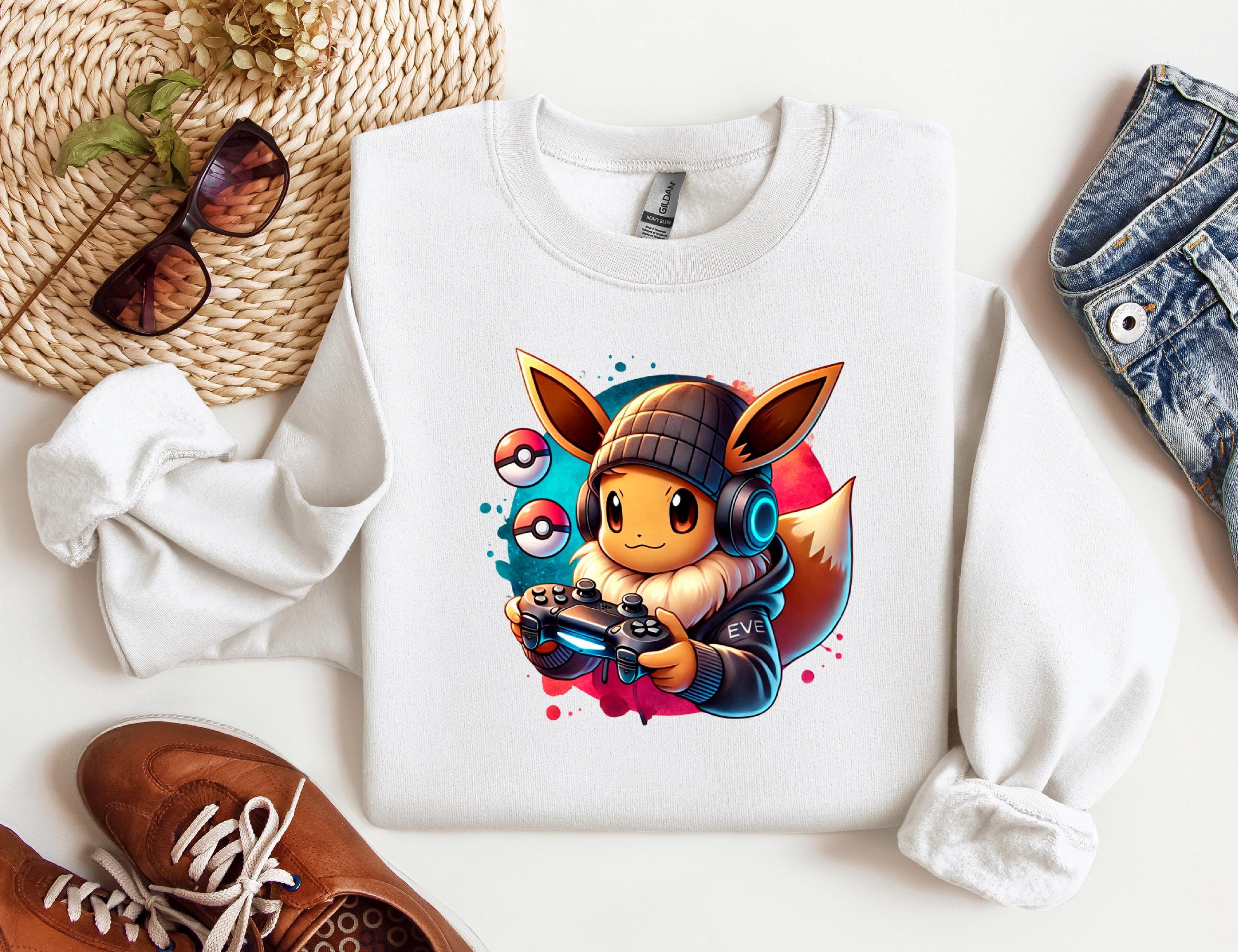 Eevee Gamer Watercolor Splash, Clipart Images, Graphics and Artwork ...