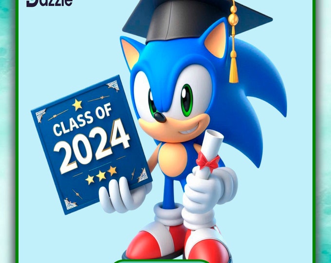 Sonic Graduation PNG Image, Clipart Images, Graphics and Artwork, PNG ...