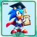 Sonic Diploma Graduation PNG Image, Clipart Images, Graphics and ...