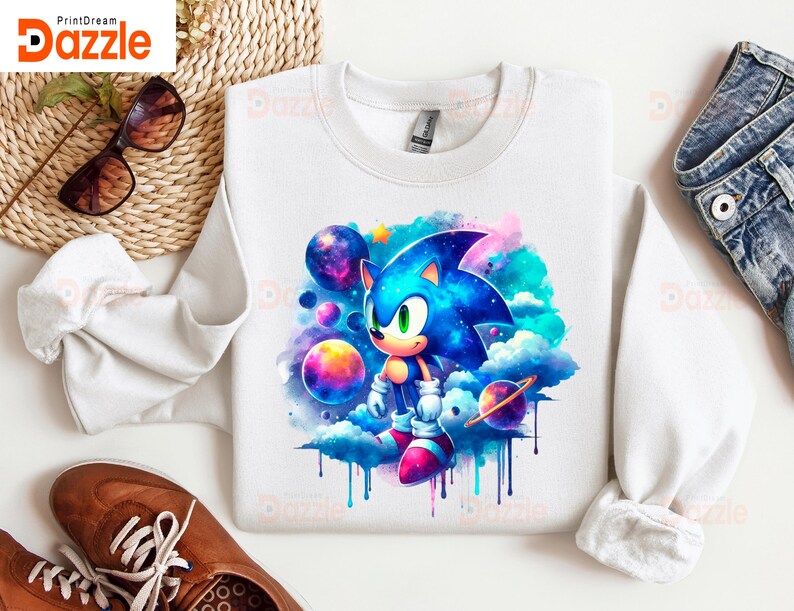 Sonic Clouds Watercolor Splash, Clipart Images, Graphics and Artwork ...