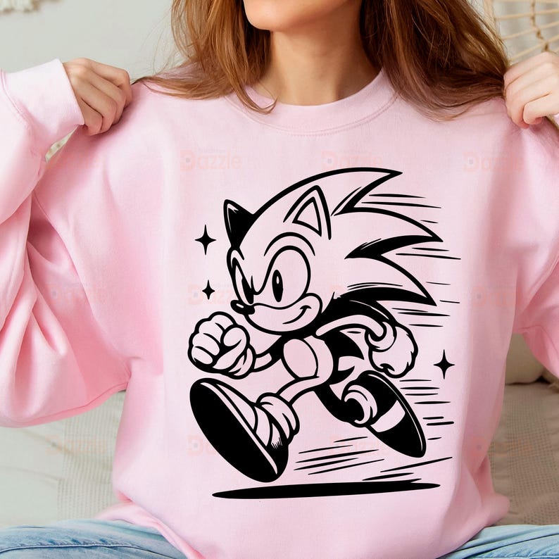 Sonic Svg, Sonic Outline Svg, Sonic Hedgehog Svg, Sonic Hedgehog Png ...